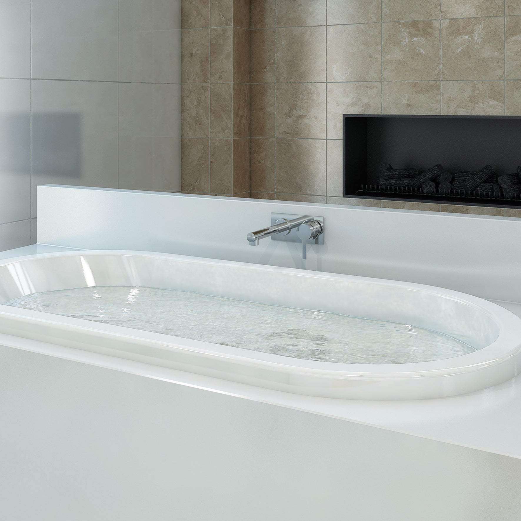 Caroma Classic 1500 Island Bath — Designer Bathware