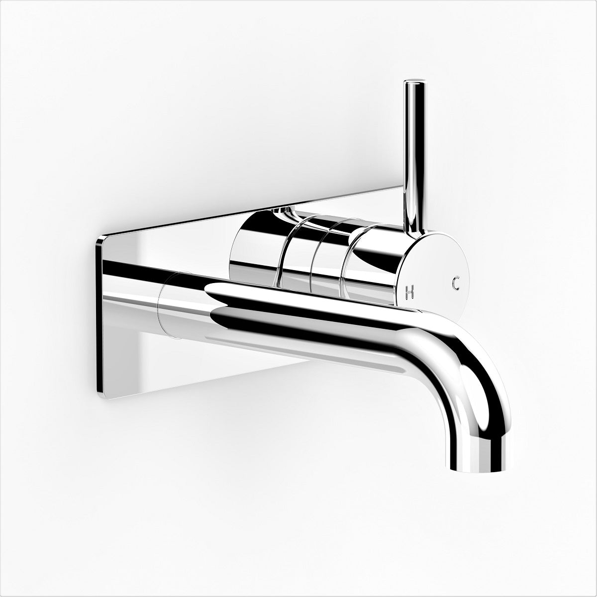 Faucet Strommen Pegasi M Back Plate Basin Mixer 150 — Designer Bathware
