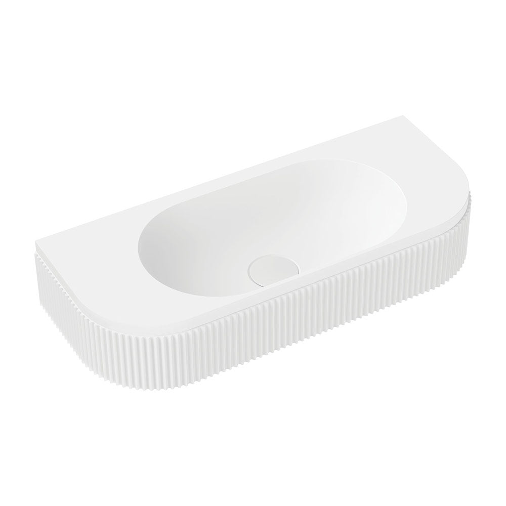 Minka Solid Surface Wall Basin, No Tap Hole – Designer Bathware