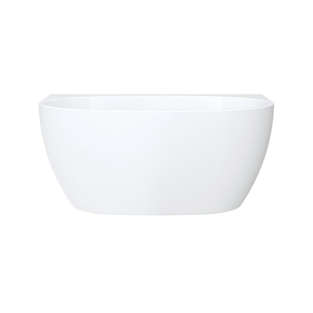 Fienza Keeto Back-To-Wall Acrylic Bath, 1300mm — Designer Bathware
