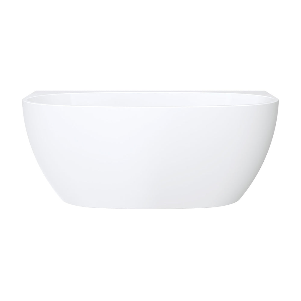 Fienza Keeto Back-To-Wall Acrylic Bath, 1500mm — Designer Bathware