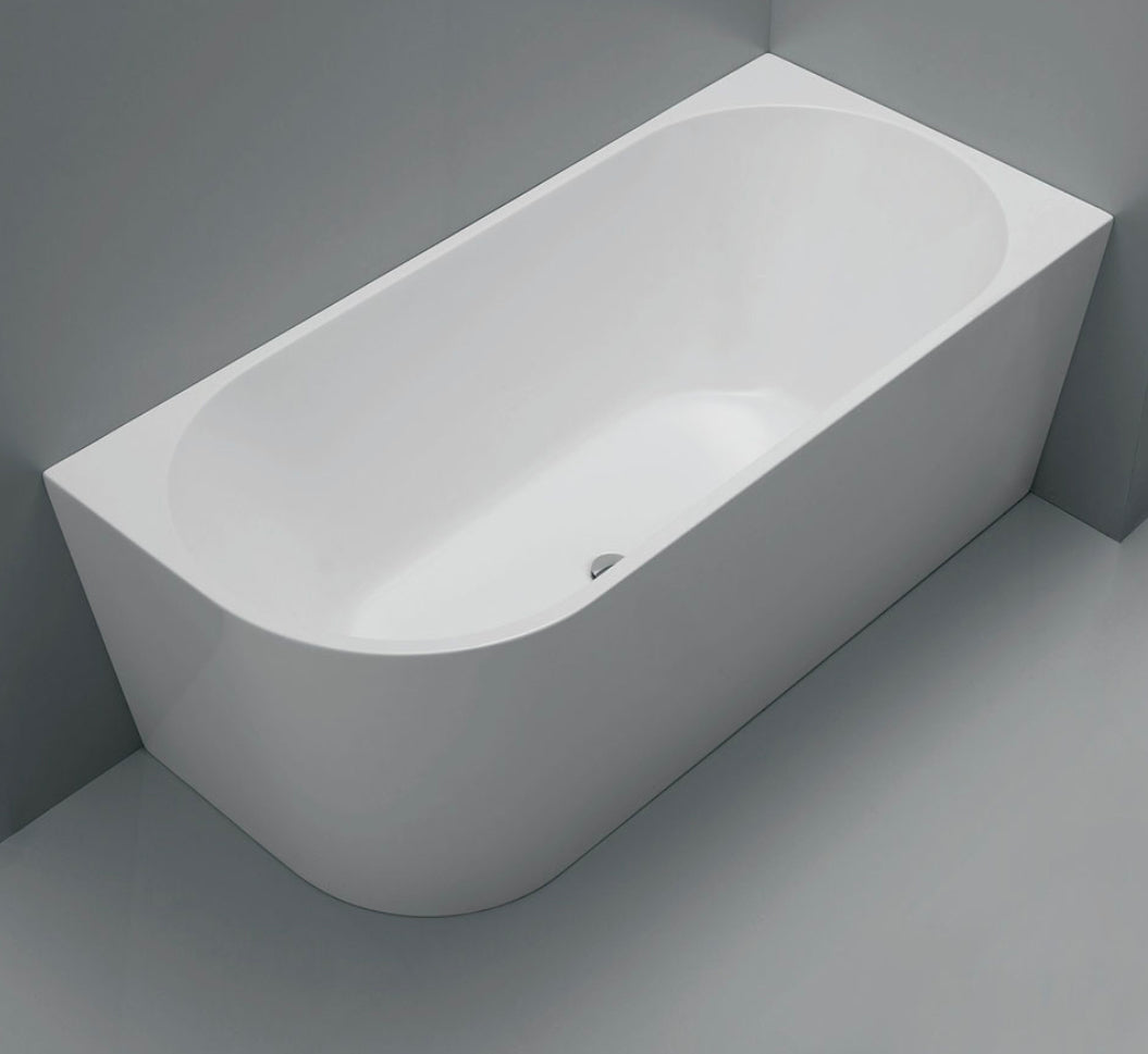 Isabella Left-Hand Acrylic Corner Bath 1500mm – Designer Bathware