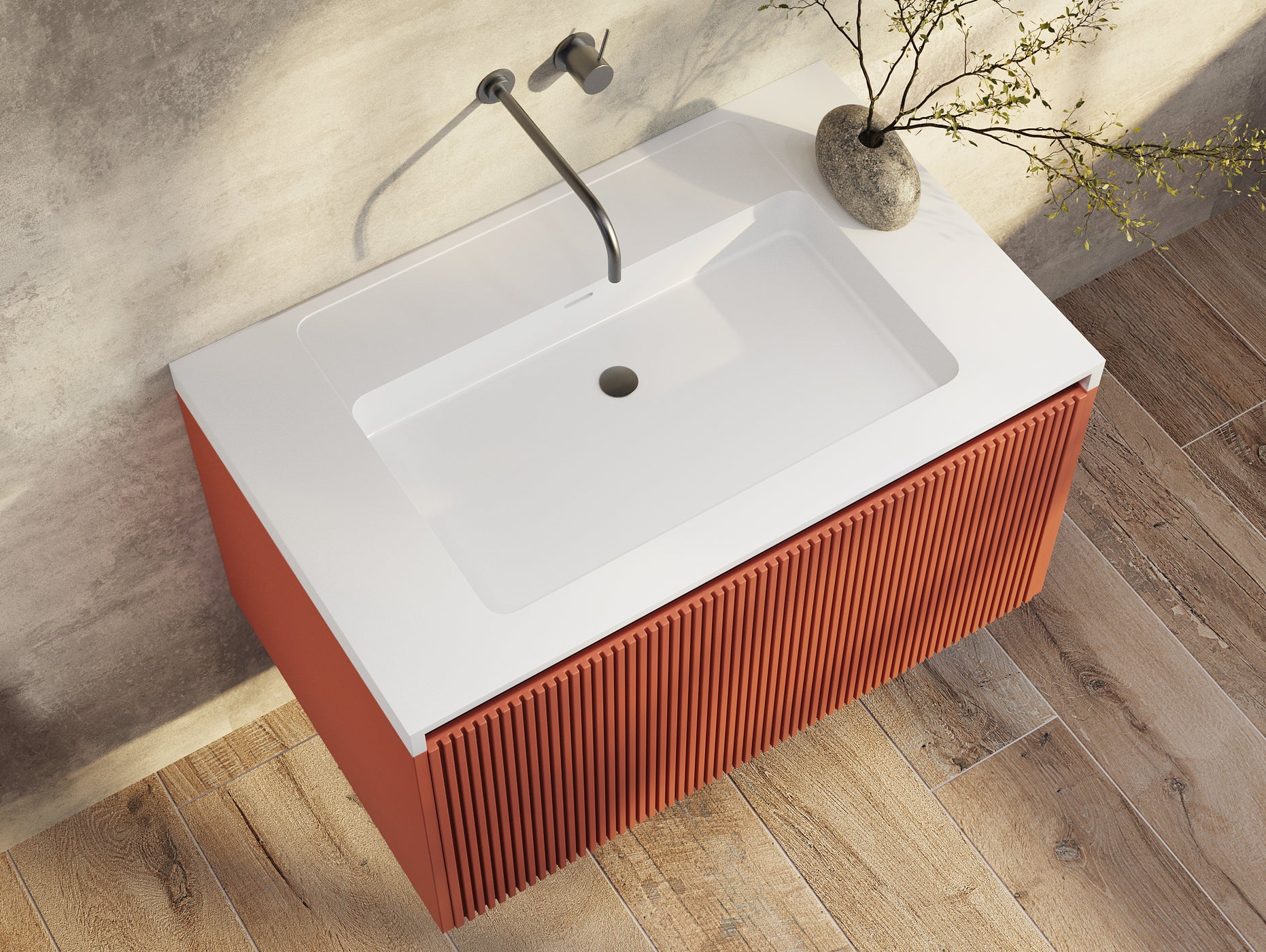 Belbagno Potters Clay Vanity — Designer Bathware