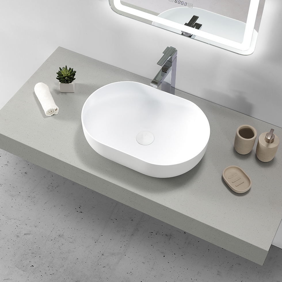 Fifth Avenue Sol Solid Surface Basin – Designer Bathware