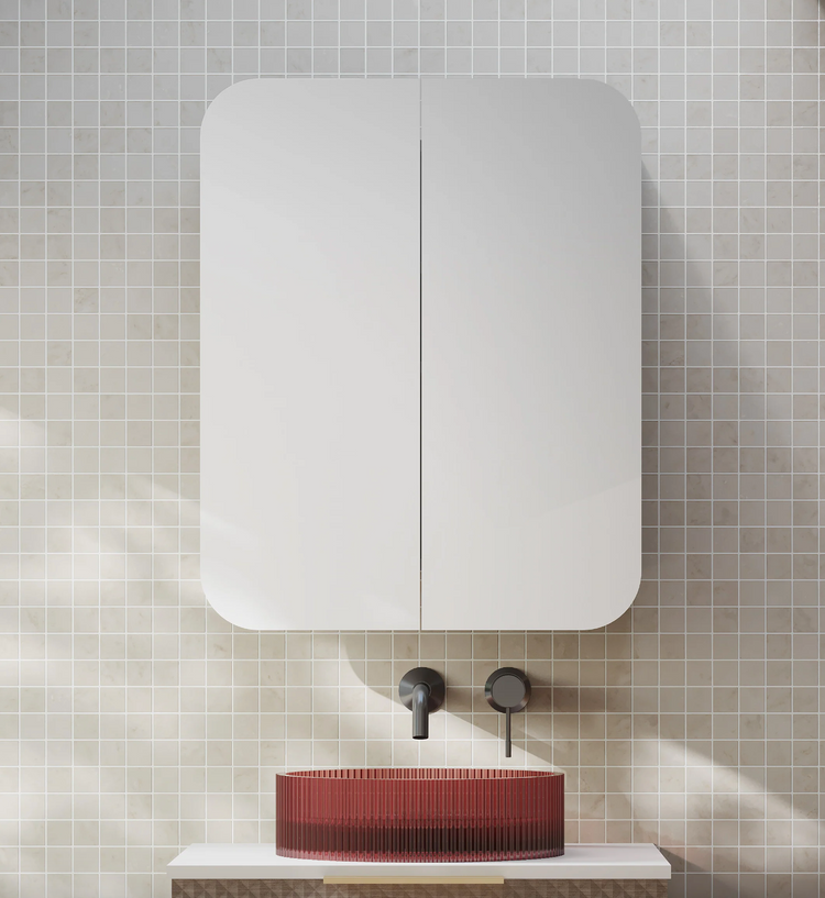 Gravity Natural Oak Curved Wall Hung Vanity – Designer Bathware