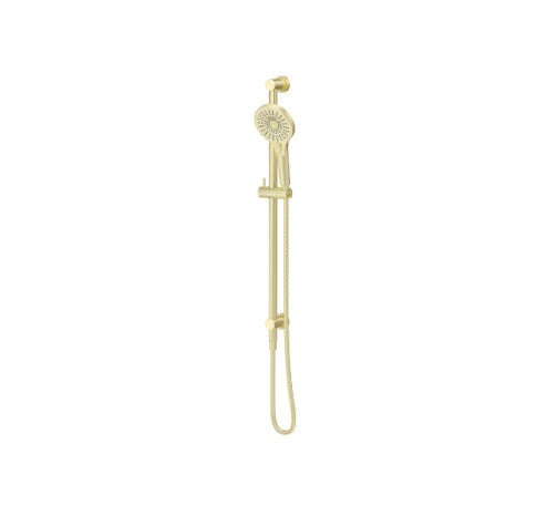 Bella Vista Mica Shower Rail Inbuilt Inlet French Gold – Designer Bathware
