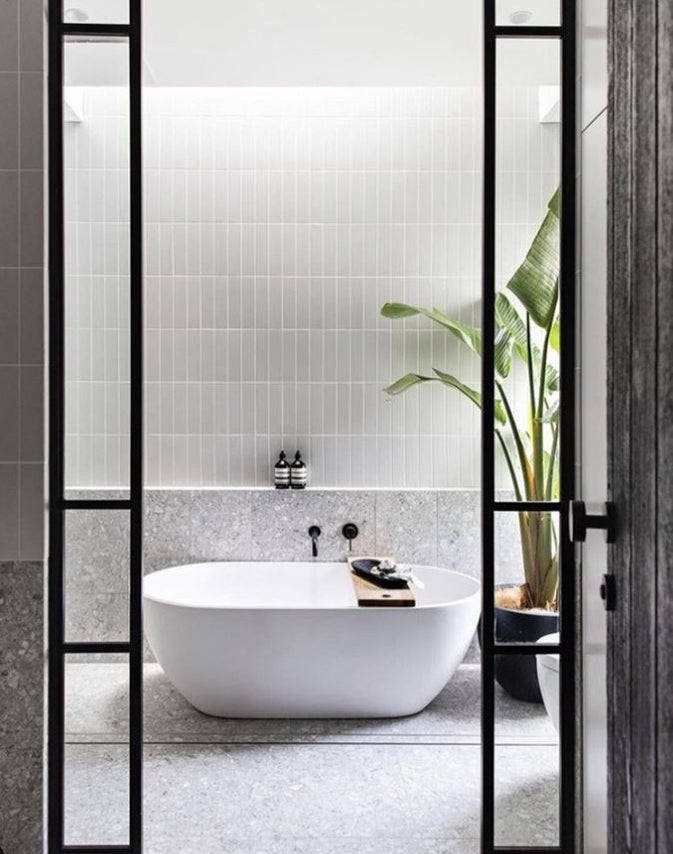Pietra Bianca Olive Freestanding Bath — Designer Bathware