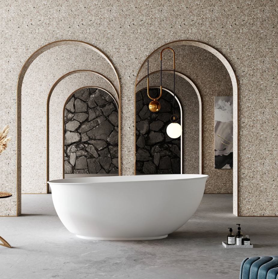 Vita High-Rise Bath Matte White — Designer Bathware