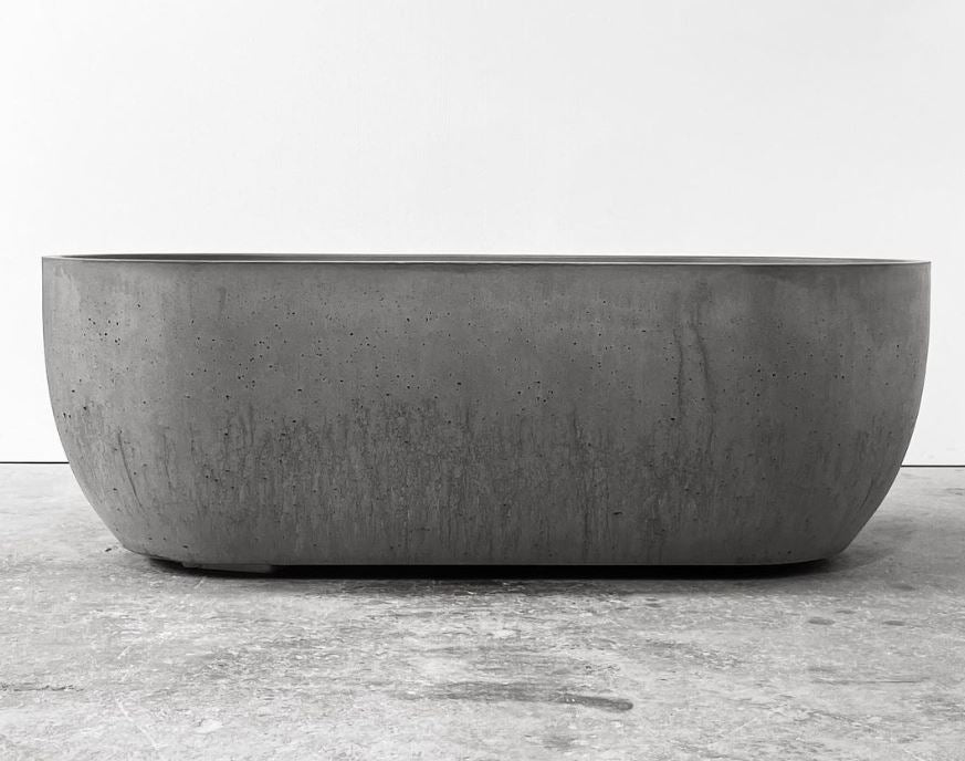 Concrete Republic Yakt Concrete Bath — Designer Bathware