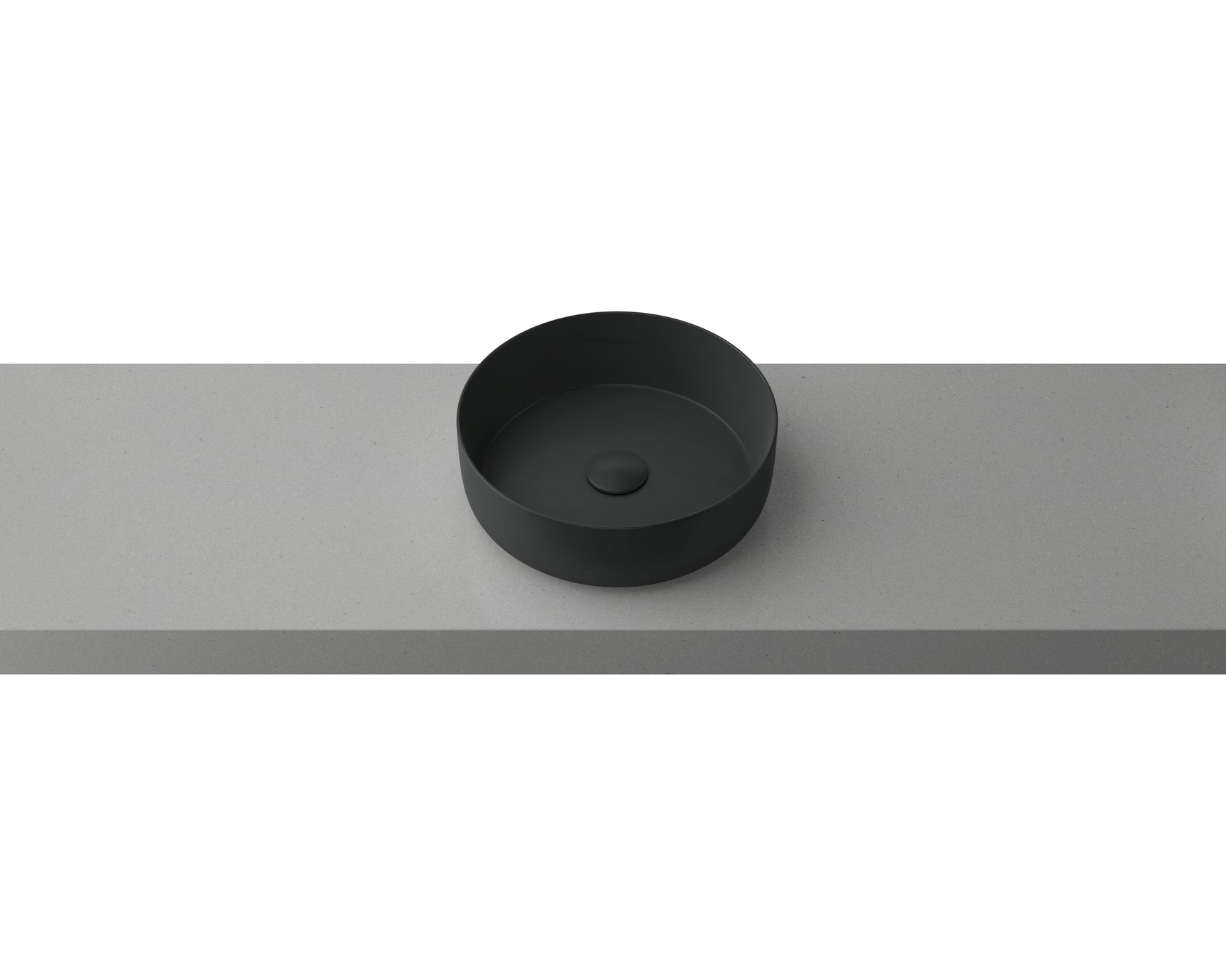 Timberline Allure Matte Black Basin — Designer Bathware