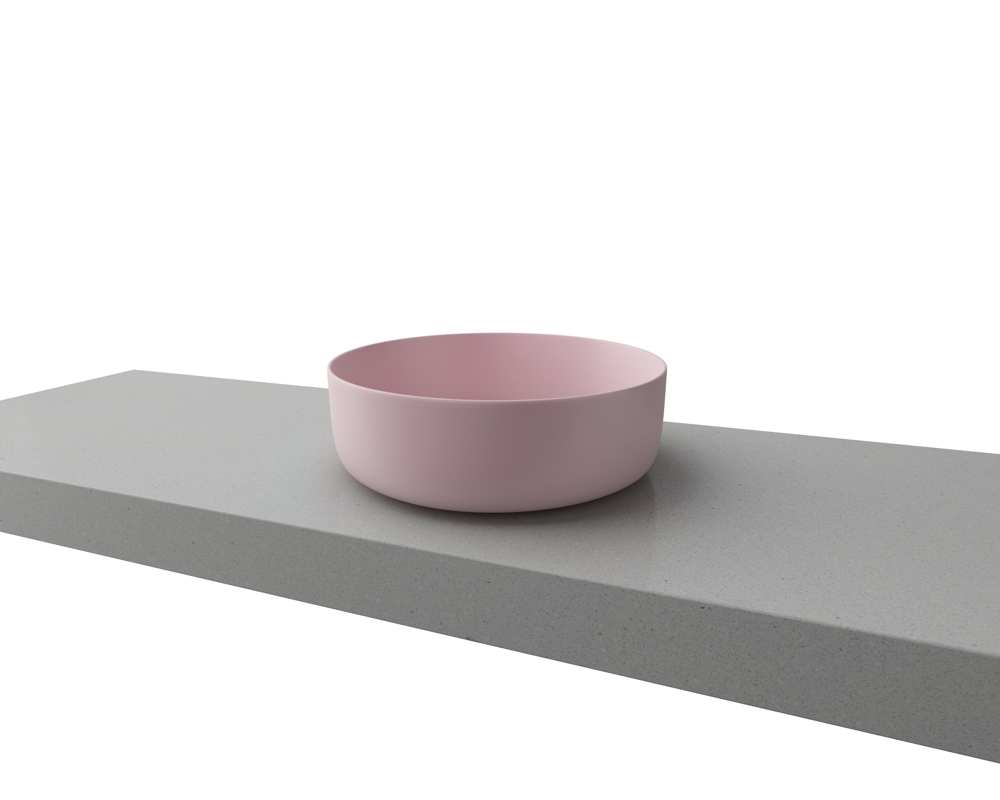 Timberline Allure Matte Pink Basin — Designer Bathware