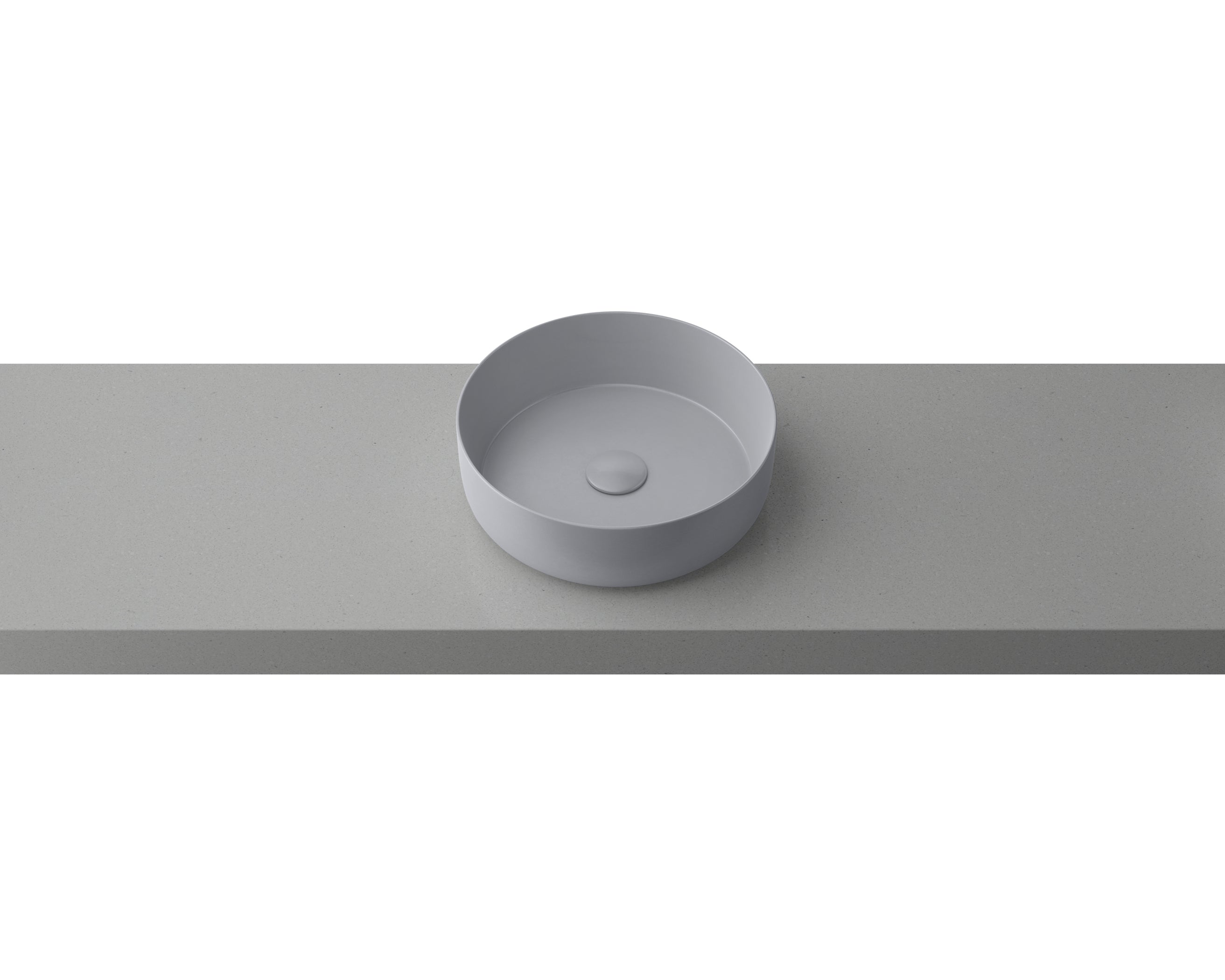 Timberline Allure Matte Light Grey Basin — Designer Bathware