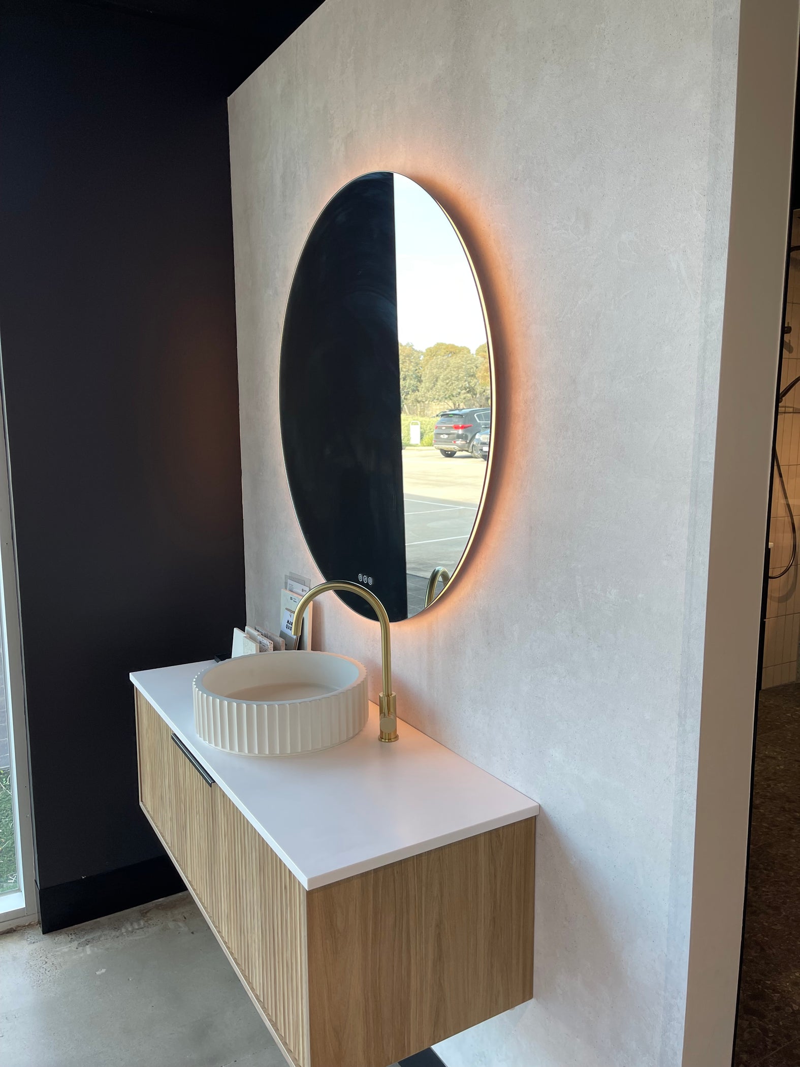 Euro Mirror Frameless LED 1000mm — Designer Bathware