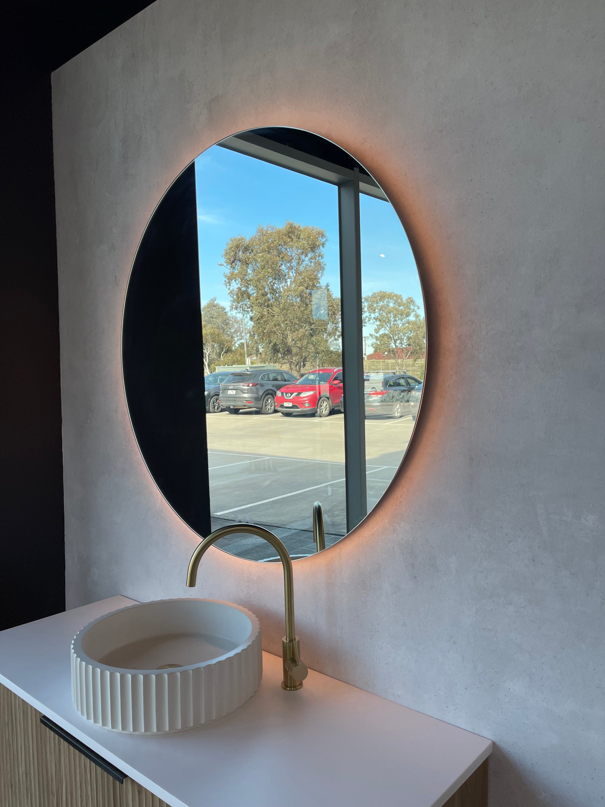 Euro Mirror Frameless LED 1000mm — Designer Bathware
