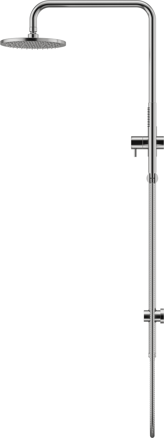Meir Outdoor Combination Shower Rail - SS316 — Designer Bathware