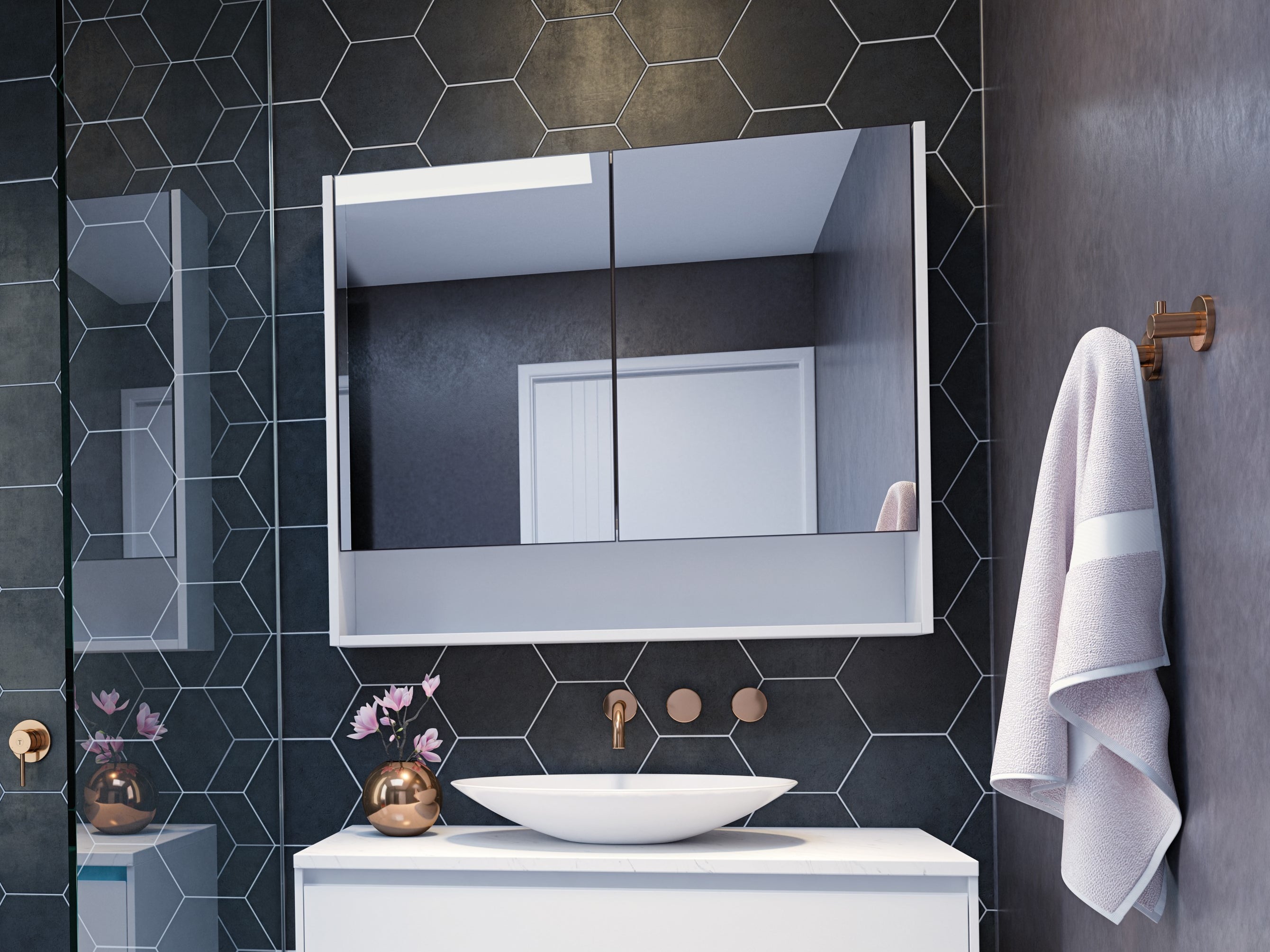 Sanremo Shaving Cabinet — Designer Bathware