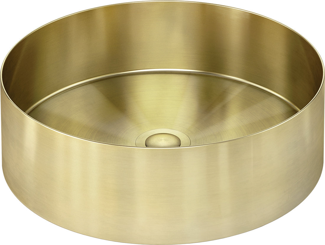 Meir Round Stainless Steel Bathroom Basin — Designer Bathware