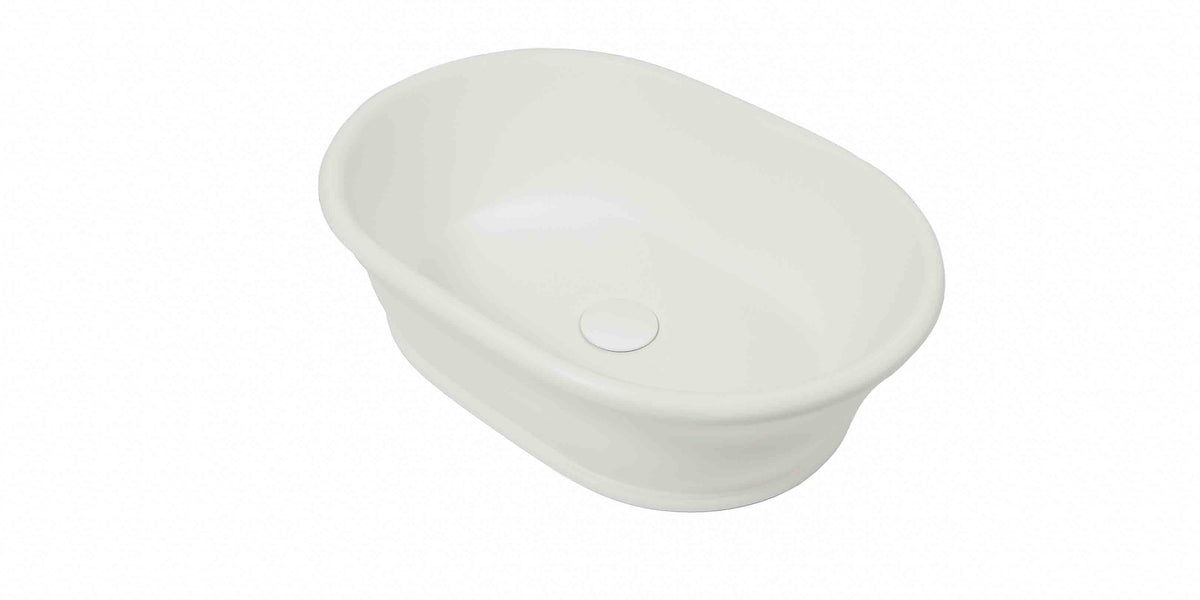 Cambridge 54 x 39 TitanCast Solid Surface Above Counter Basin - Gloss ...