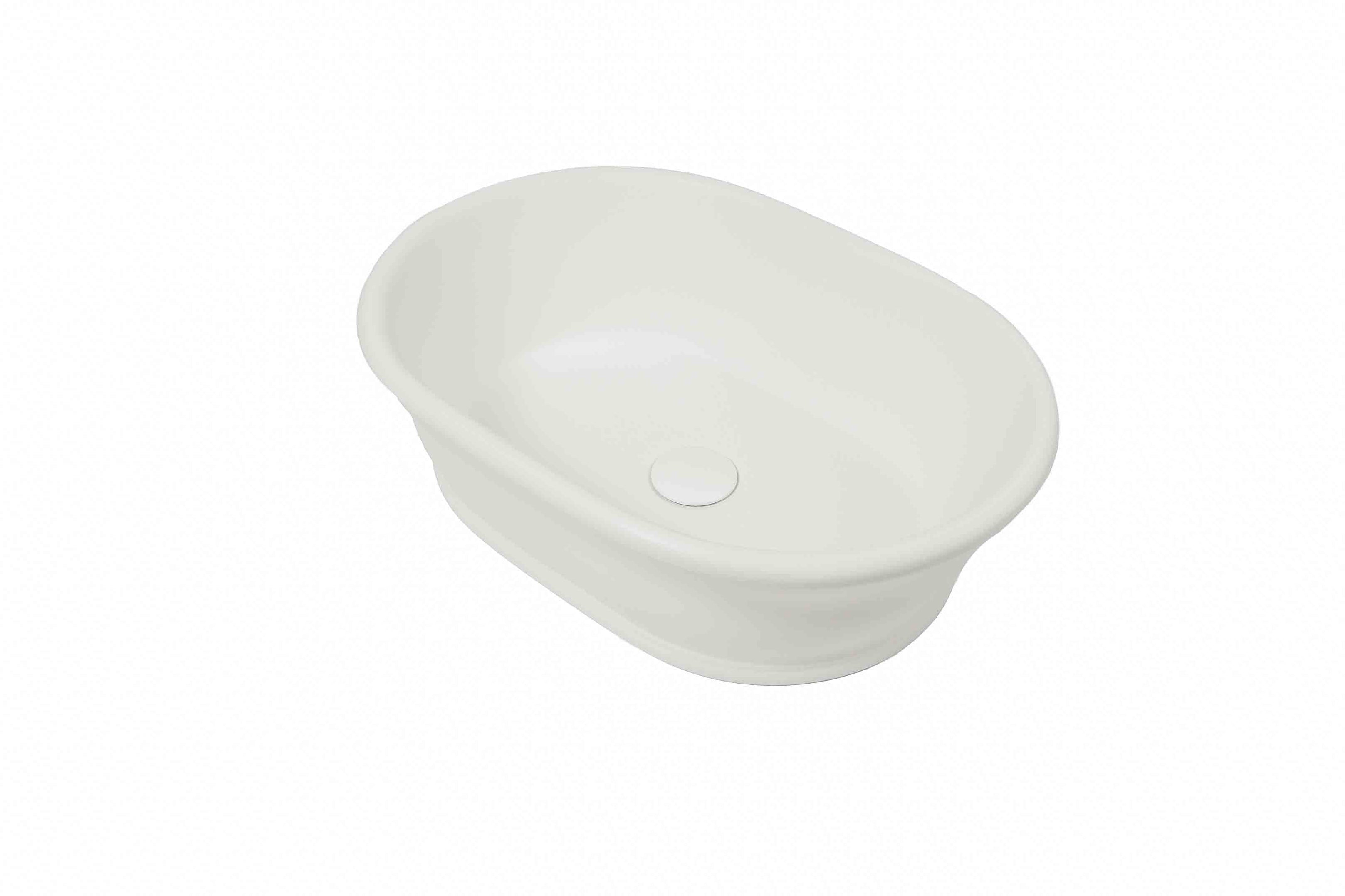 Cambridge 54 x 39 TitanCast Solid Surface Above Counter Basin - Gloss ...