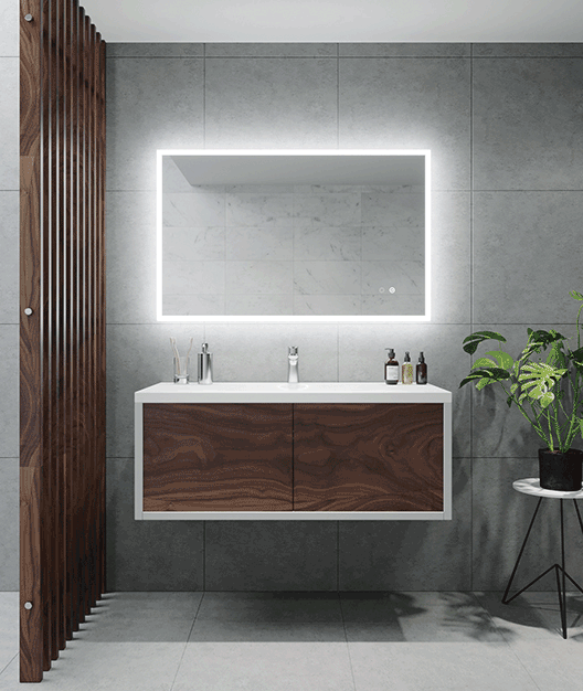 Kara LED Mirror — Designer Bathware