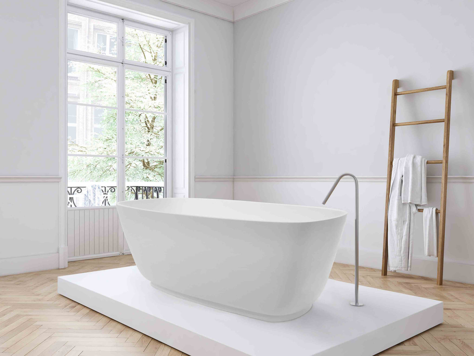 Free Standing Baths in Stone & Acrylic By Designer Bathware